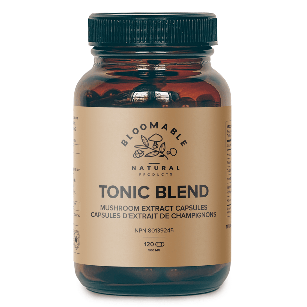 Tonic Blend Capsules - Lion's Mane, Turkey Tail, Reishi, Chaga and Cor ...